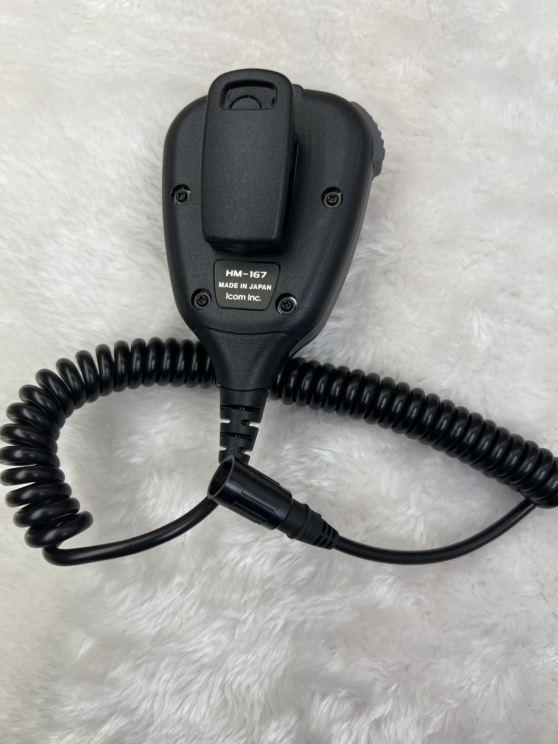 Icom HM-167 IPX8 Waterproof Speaker Microphone for Marine Radio