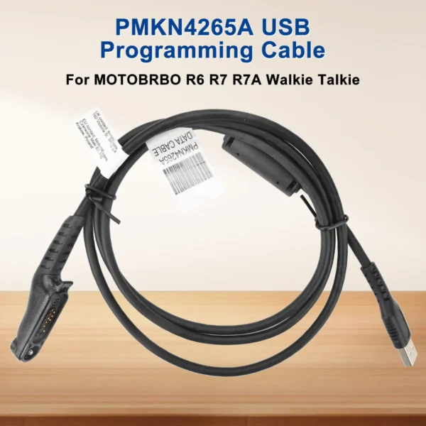 Walkie Talkie USB Mini GCAI Data Programming Cable PMKN4265A for Motorola MOTOTRBO R7 APX N50 ...