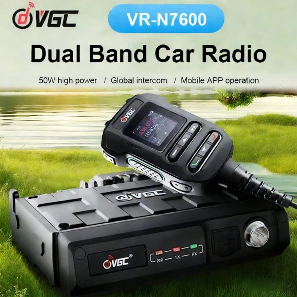 VR-N7600: 50W Car Radio Station featuring GPS Tracking & Easy Frequency ...