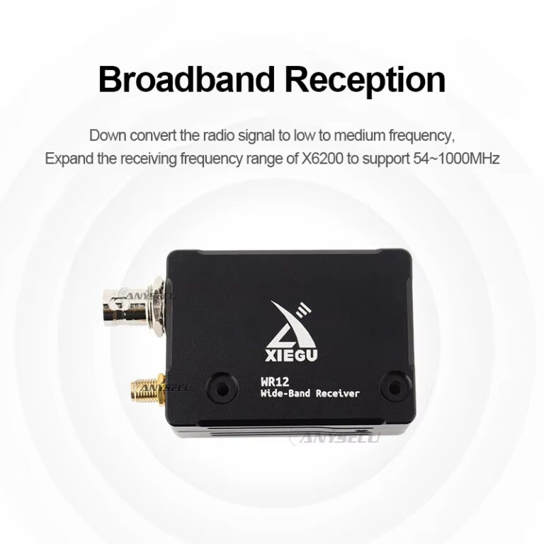 XIEGU WR12 Wide-Band Receiver 54-1000MHz X6200 Shortwave Radio ...